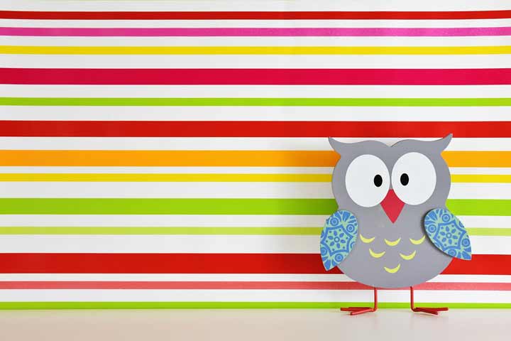 Owl Border Lined Paper